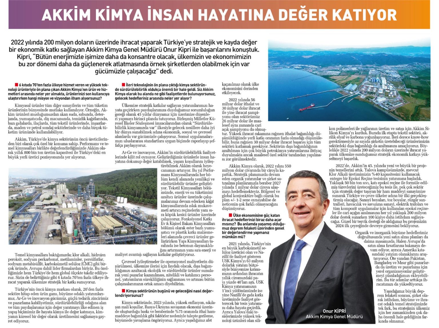 AKKİM – Türkiye’nin öncü kimya şirketi Akkim